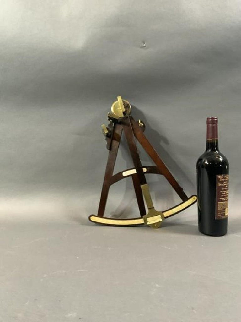 Rosewood Ship's Navigators Octant For Sale at 1stDibs