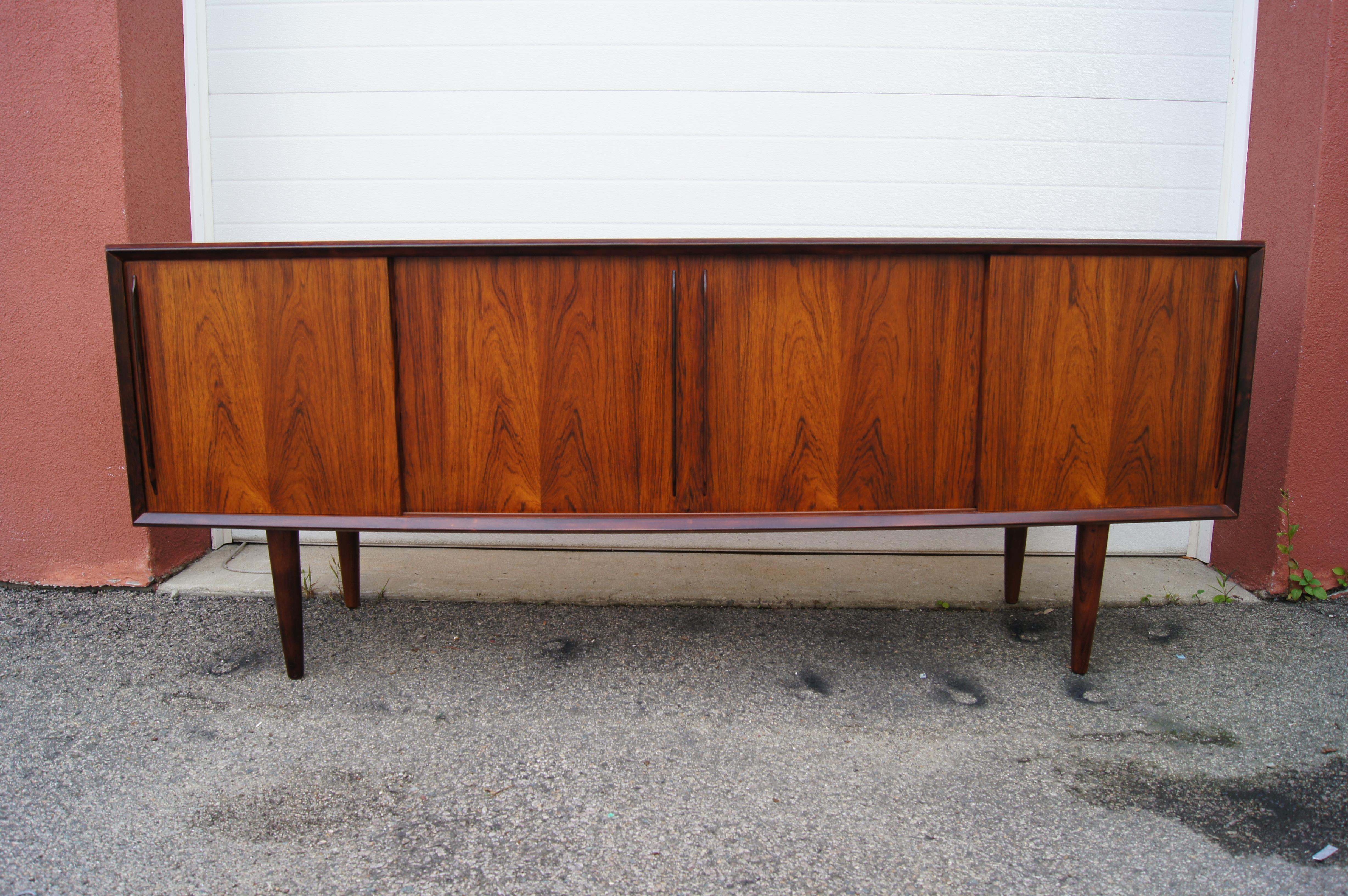 Rosewood Sideboard by Arne Vodder for H.P. Hansen at 1stDibs