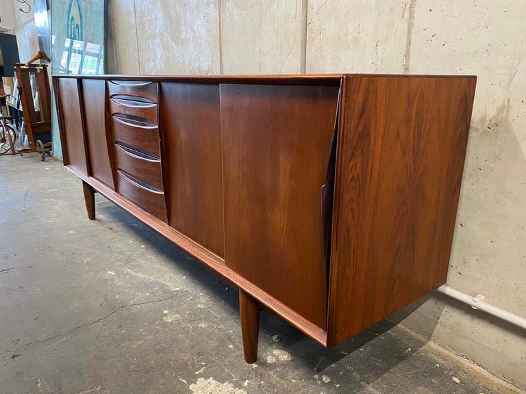 Rosewood Sideboard from Dyrlund, Credenza, Denmark at 1stDibs
