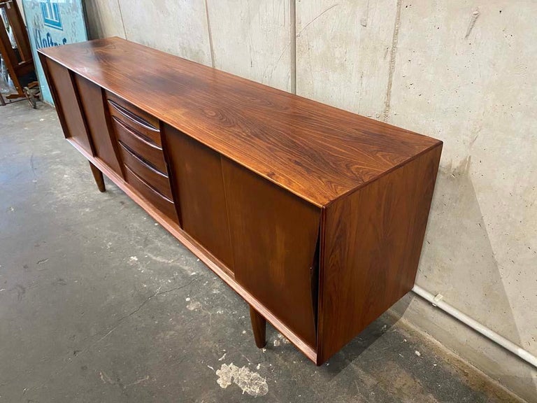 Rosewood Sideboard from Dyrlund, Credenza, Denmark at 1stDibs