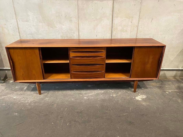 Rosewood Sideboard from Dyrlund, Credenza, Denmark at 1stDibs