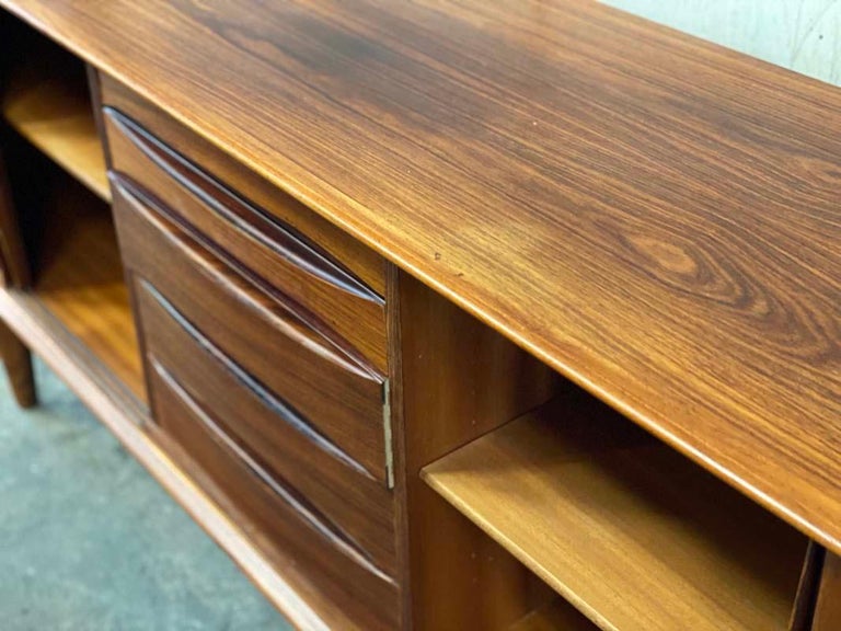 Rosewood Sideboard from Dyrlund, Credenza, Denmark at 1stDibs