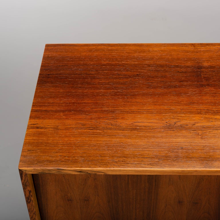Rosewood Small Sideboard by Kai Kristiansen for FM Møbler, 1960s at 1stDibs