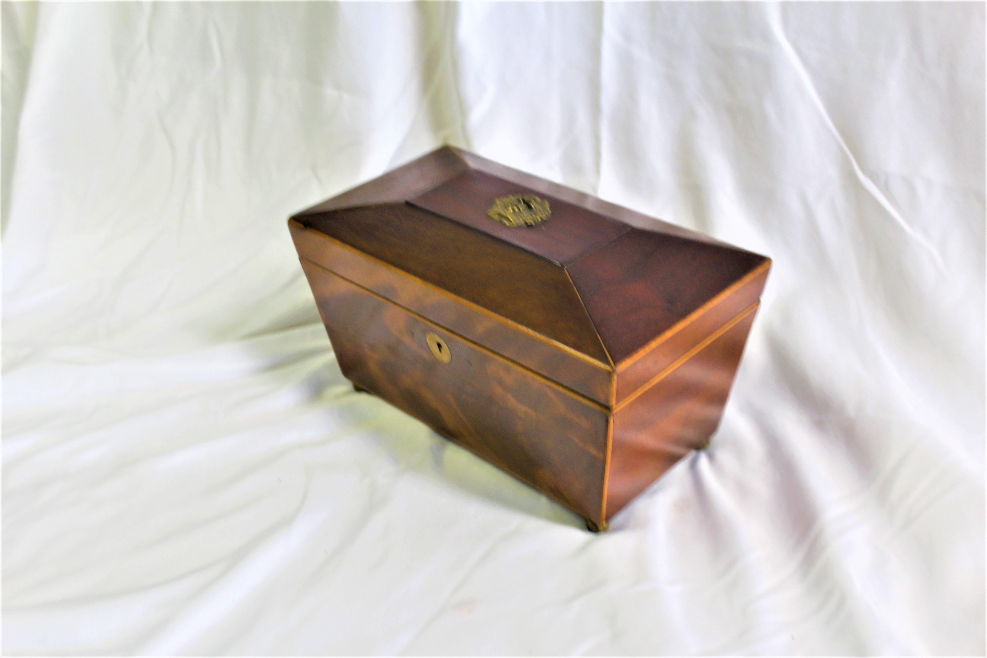 Rosewood Tea Caddy English at 1stDibs