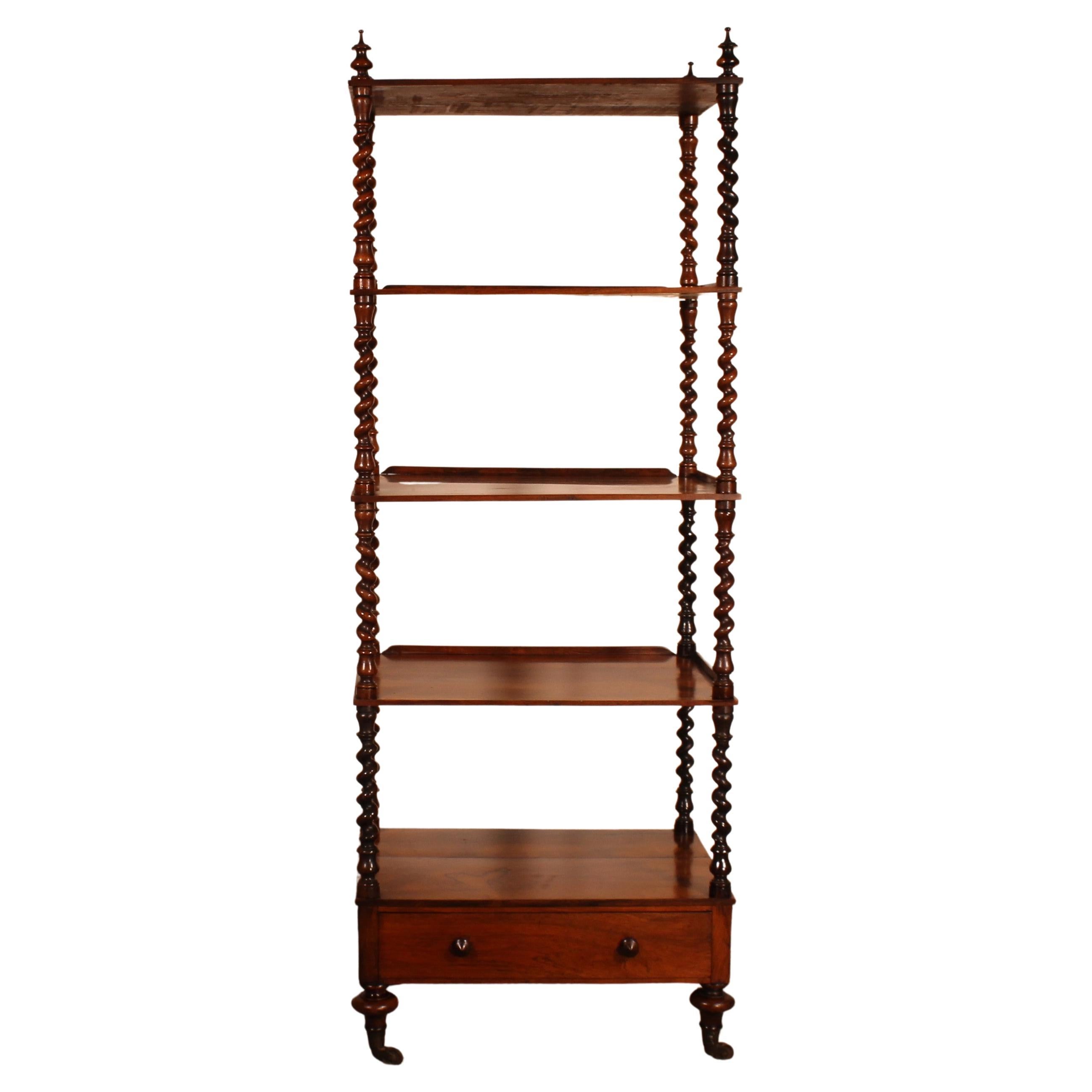 Rosewood Whatnot or Shelf from 19th Century, England For Sale at 1stDibs