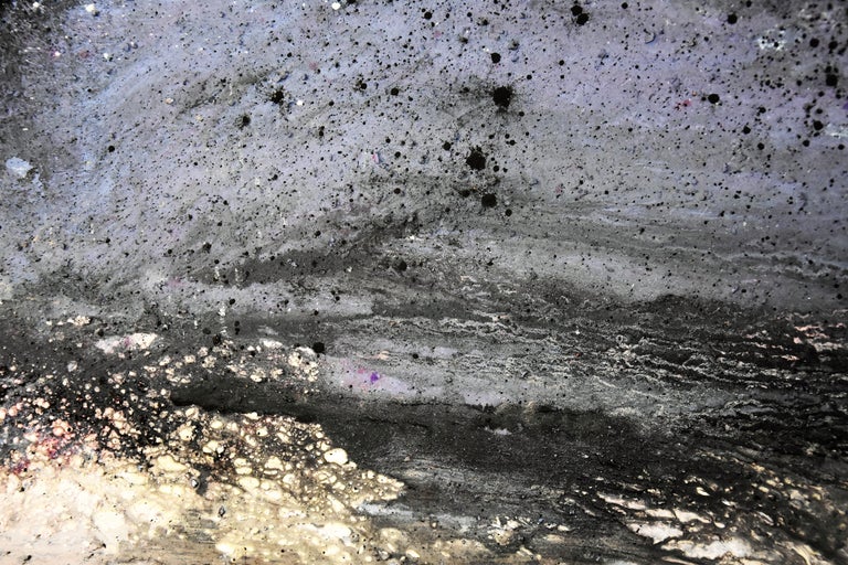 ROSHAN - LUNAR OCEAN. Landscape original contemporary mixed media ...