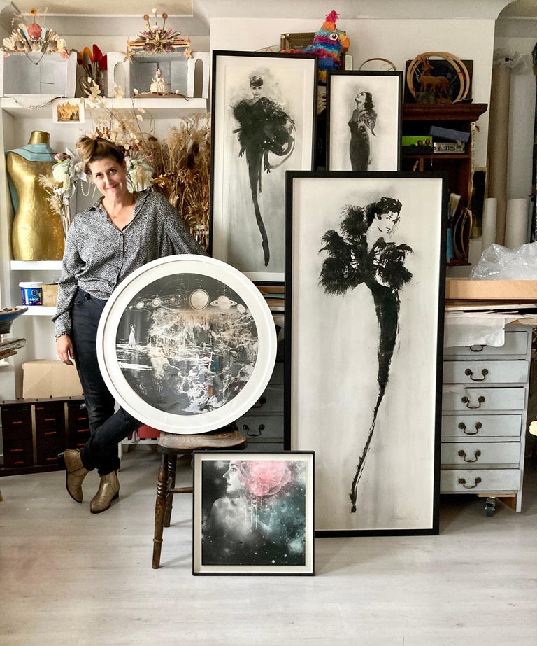 Rosie Emerson - Audrey Hepburn, mixed media limited edition fashion ...