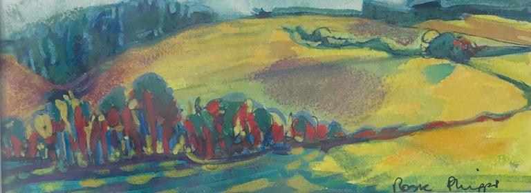 Rosie Phipps - Cotswold Landscape X, Rosie Phipps, Cotswolds, Landscape ...