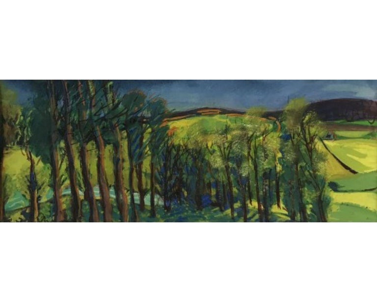 Rosie Phipps - The Green Wind Watercolour on Paper Painting by Rosie ...