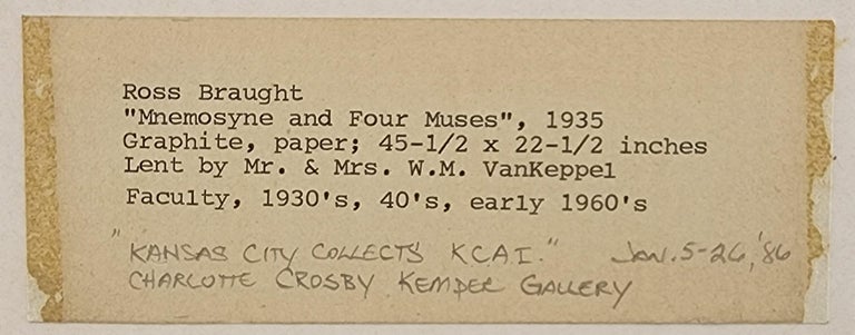 Ross Eugene Braught - Mnemosyne and Four Muses For Sale at 1stDibs