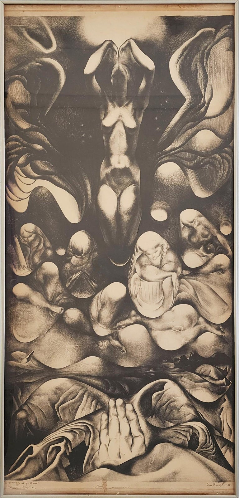 Ross Eugene Braught - Mnemosyne and Four Muses For Sale at 1stDibs