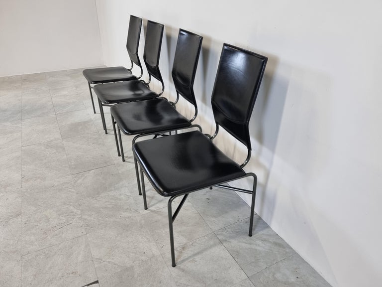 Ross Liteel for Matteo Grassi Set of 4 Dining Chairs, 1970s For Sale at ...