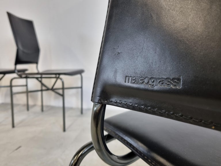 Ross Liteel for Matteo Grassi Set of 4 Dining Chairs, 1970s For Sale at ...