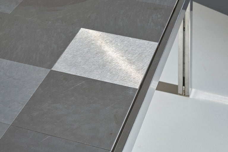 Ross Littell Stainless Steel ''Luar'' Coffee Table for Icf De Padova ...