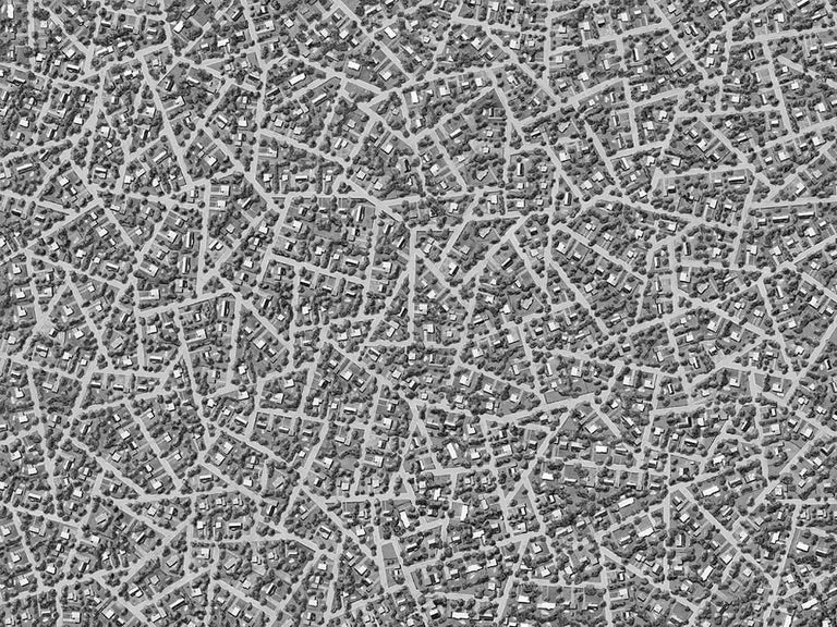 Ross Racine - Abstract Aerial Landscape Print "Beachview Bluffs" For ...