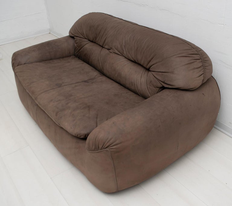 Rossi di Albizzate Modern Italian Elephant Skin Sofa, 1989 at 1stDibs ...