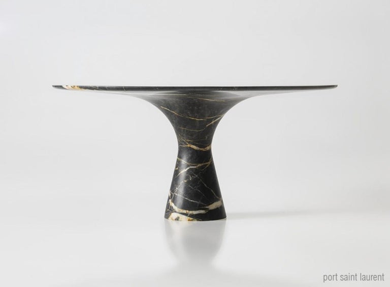 Rosso Lepanto Refined Contemporary Marble Low Round Table 36/100 For ...