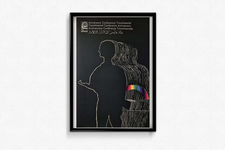 Rostgaard Alfredo - 1971 OSPAAAL original poster - 5th anniversary of ...