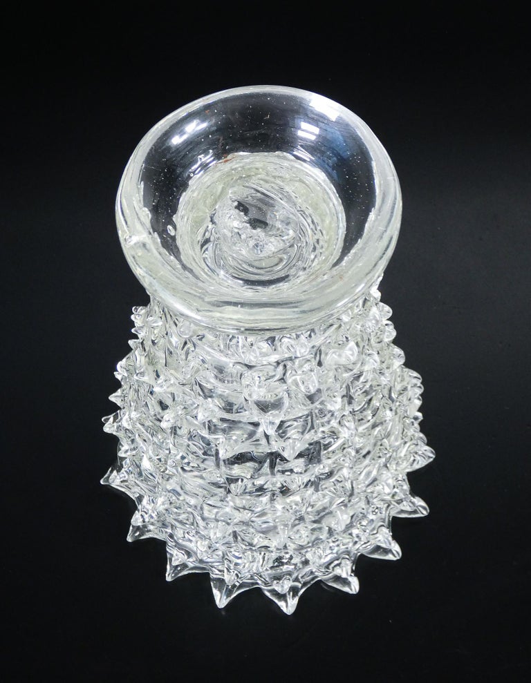 "Rostrato" Vase in Murano Blown Glass. Ercole Barovier, Italy, 1930s at ...