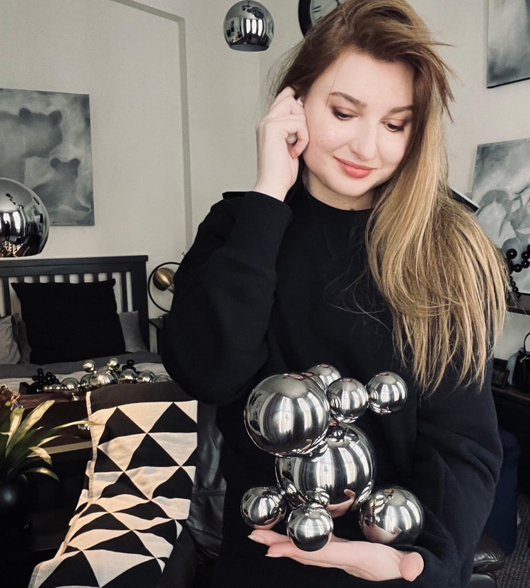 Rostyslav Kozhman - Stainless Steel Rabbit Bunny Robot 'Ears Up ...