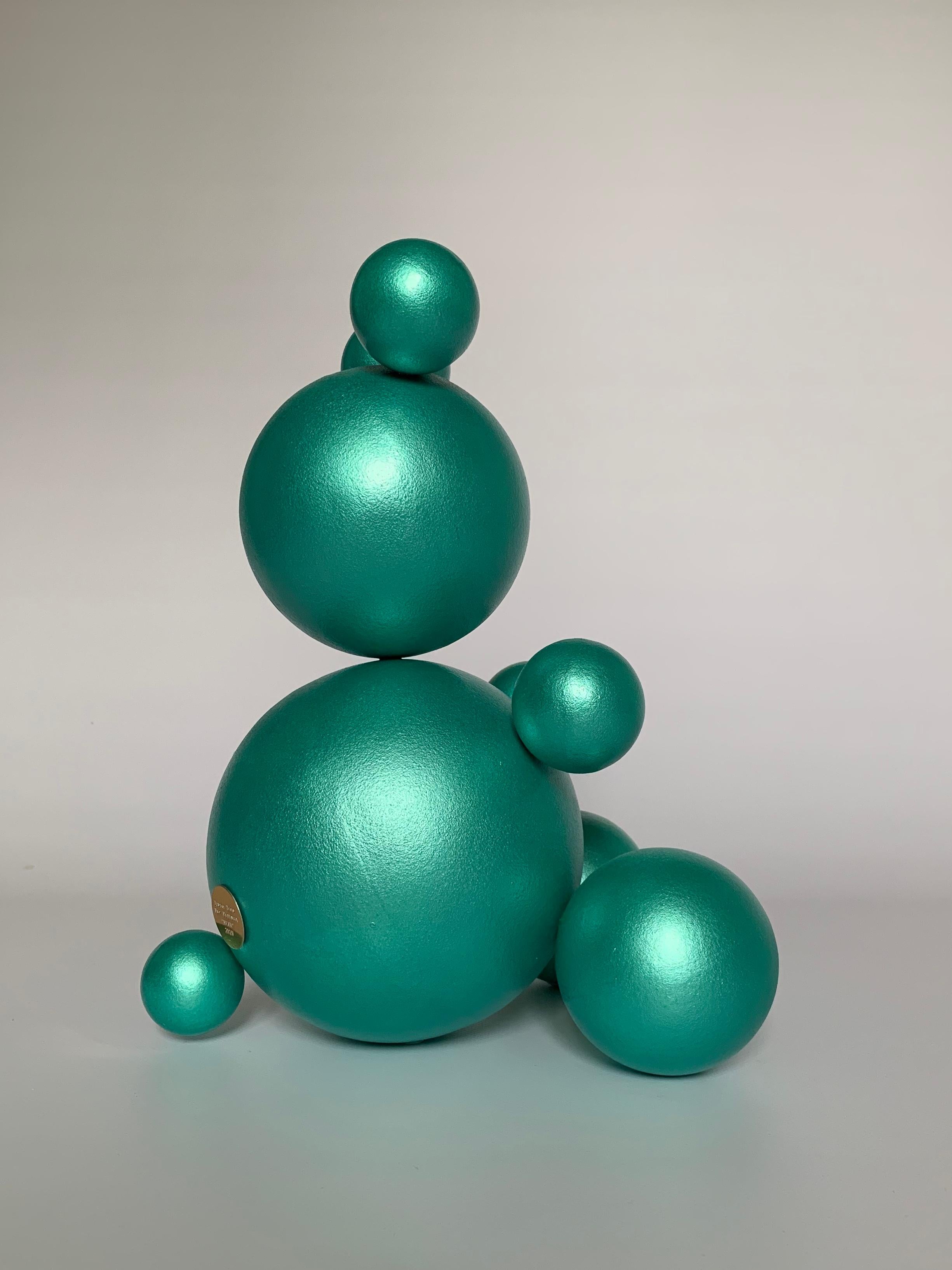 Rostyslav Kozhman - Steel EMERALD BEAR Animal Abstract Sculpture at ...