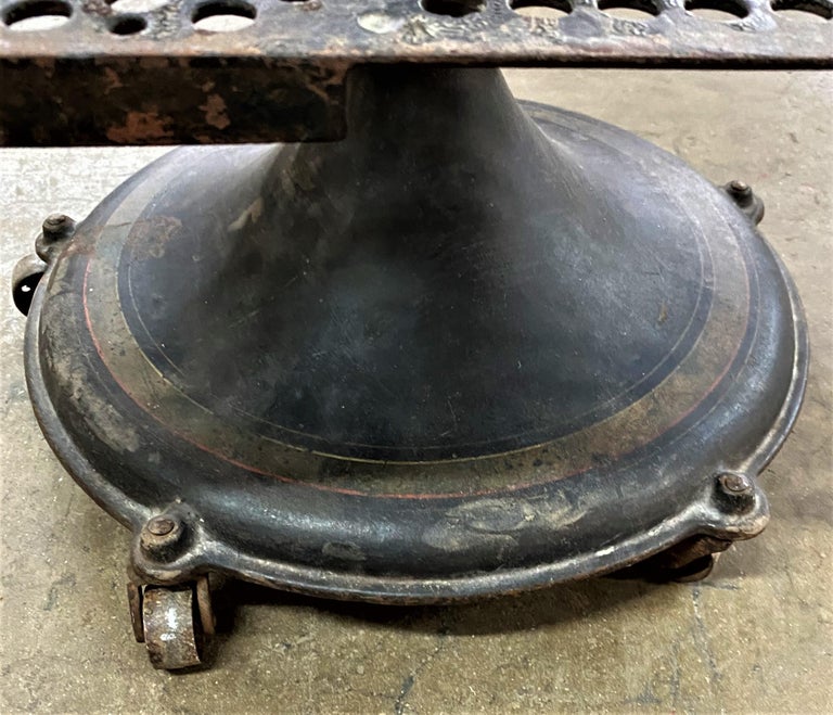 Rotating Cast Iron Bookcase at 1stDibs