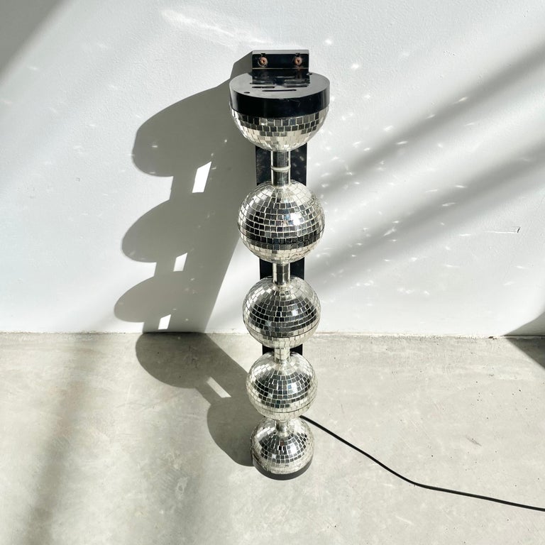 Rotating Disco Ball Wall Mount, 1970s USA For Sale at 1stDibs