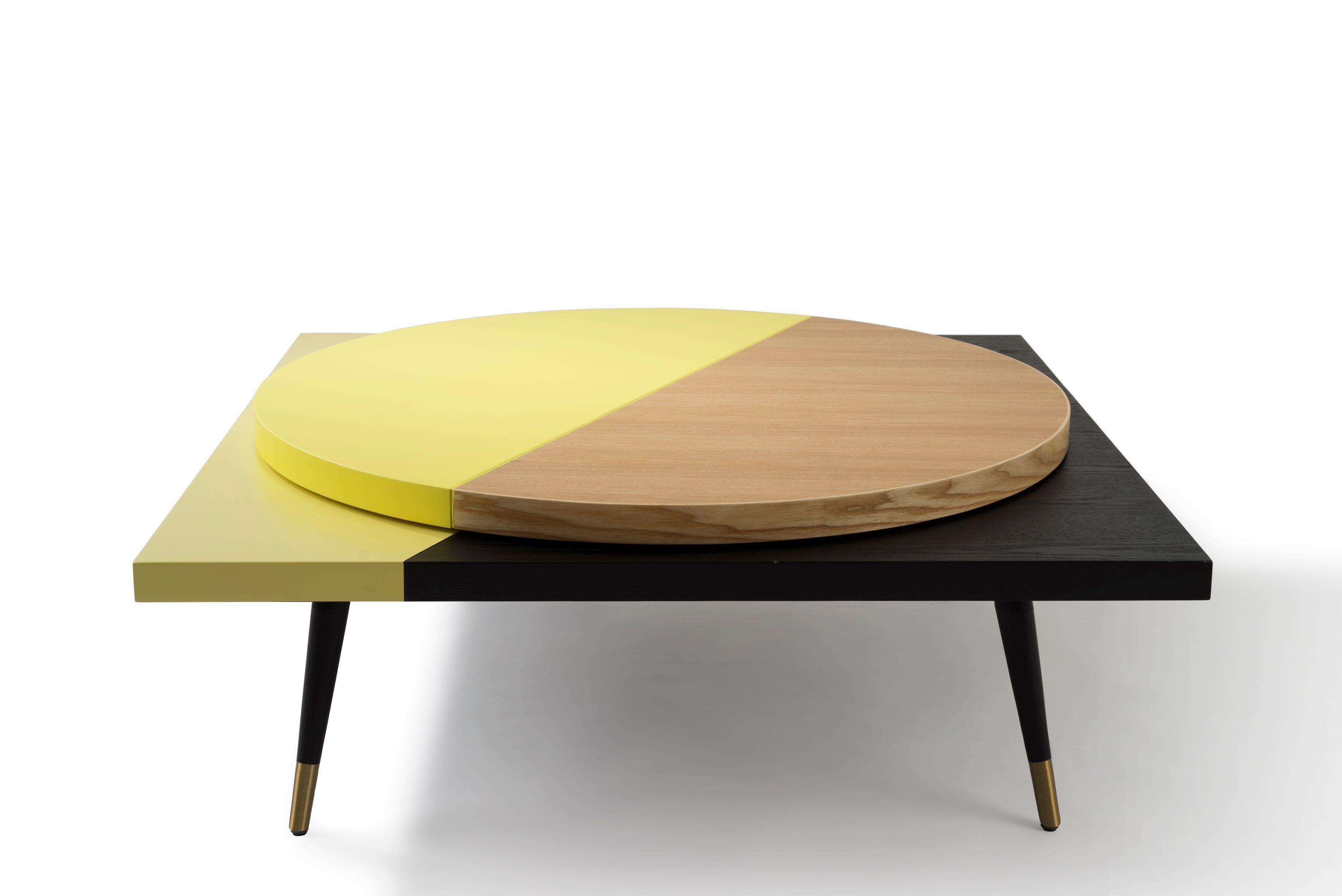 Rotating Round Top Table by Thomas Dariel For Sale at 1stDibs | table ...