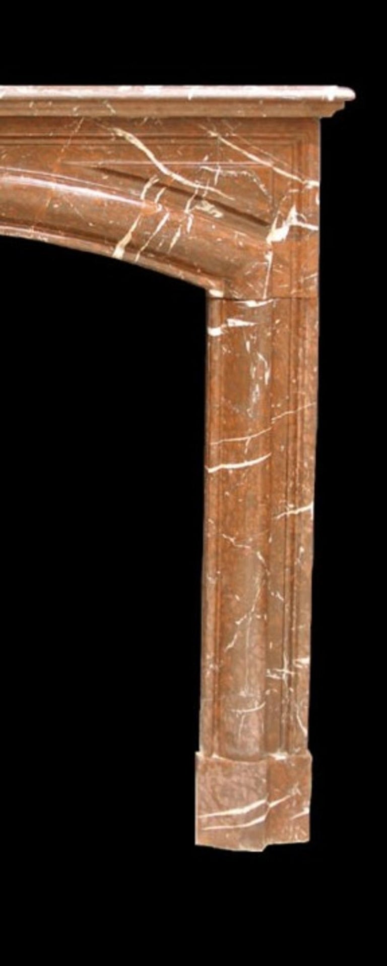 Rouge Francais Marble Mantel For Sale at 1stDibs