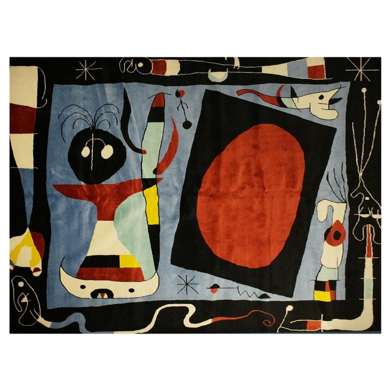 Rouge, Hand-Knotted Pile Carpet Inspired by Abstract Expressionism For ...
