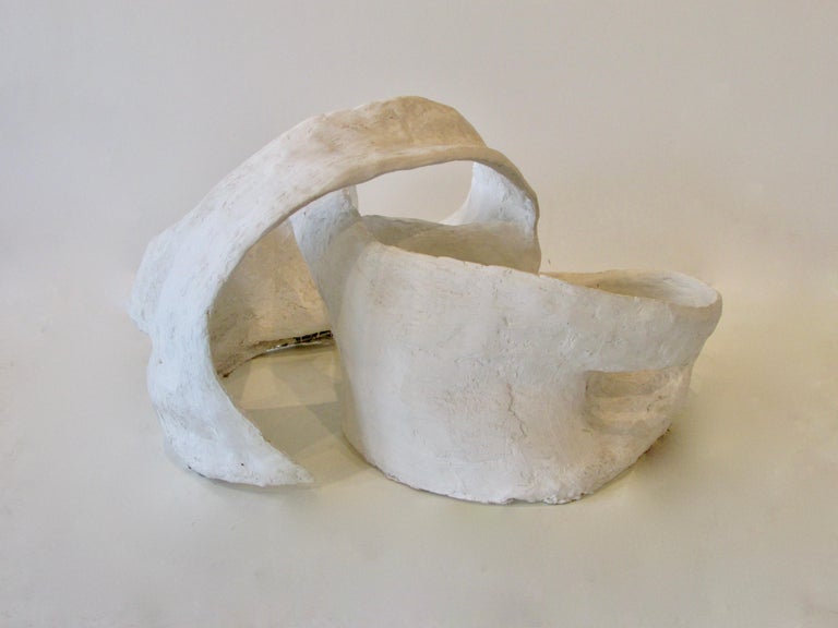Rough Texture Brutalist Plaster Floor Sculpture For Sale at 1stDibs