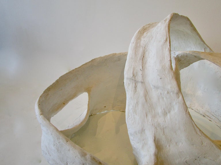 Rough Texture Brutalist Plaster Floor Sculpture For Sale at 1stDibs
