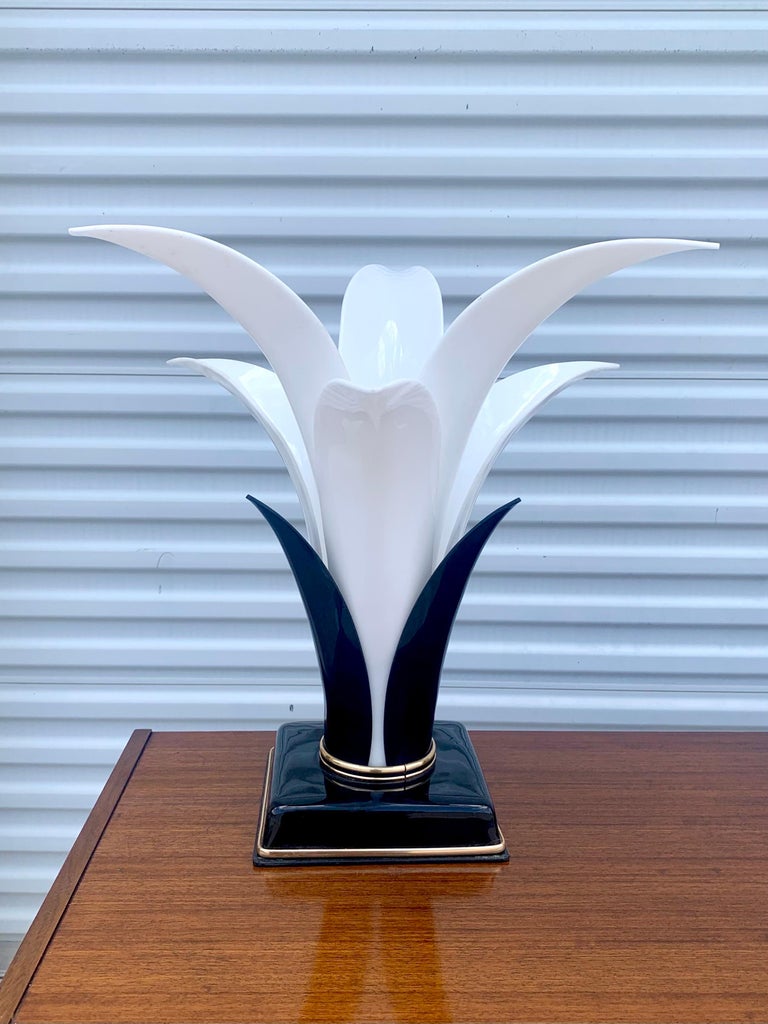 Rougier Style Lamps by Acrylic Designs in Miami, a Pair, Circa 1980s at ...