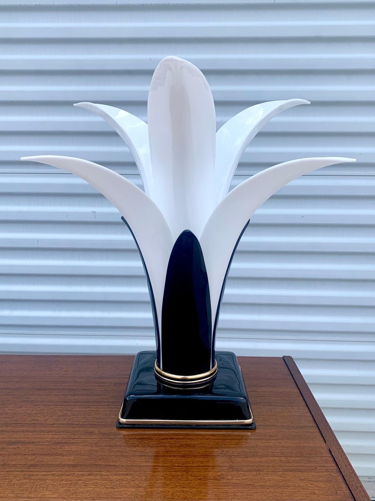 Rougier Style Lamps by Acrylic Designs in Miami, a Pair, Circa 1980s at ...