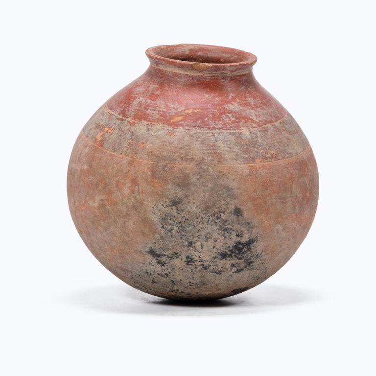 Round African Redware Vessel at 1stDibs