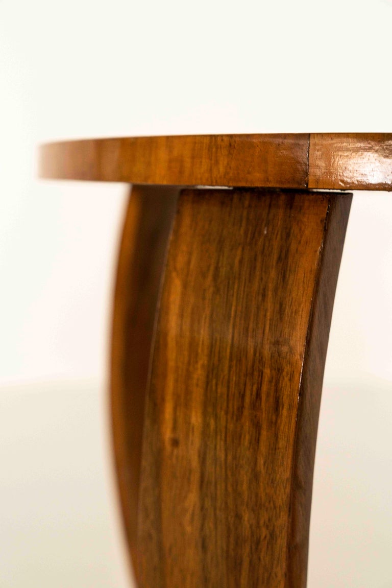 Round Art Deco Coffee Table with Chesspiece Motiv on Top For Sale at ...
