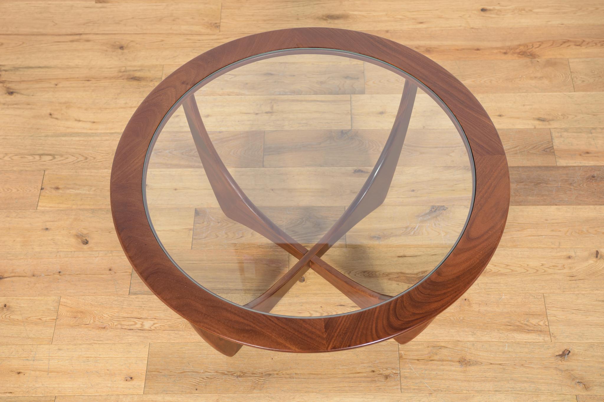 Round Astro Coffee Table in Teak by Victor Wilkins for G-Plan, United ...