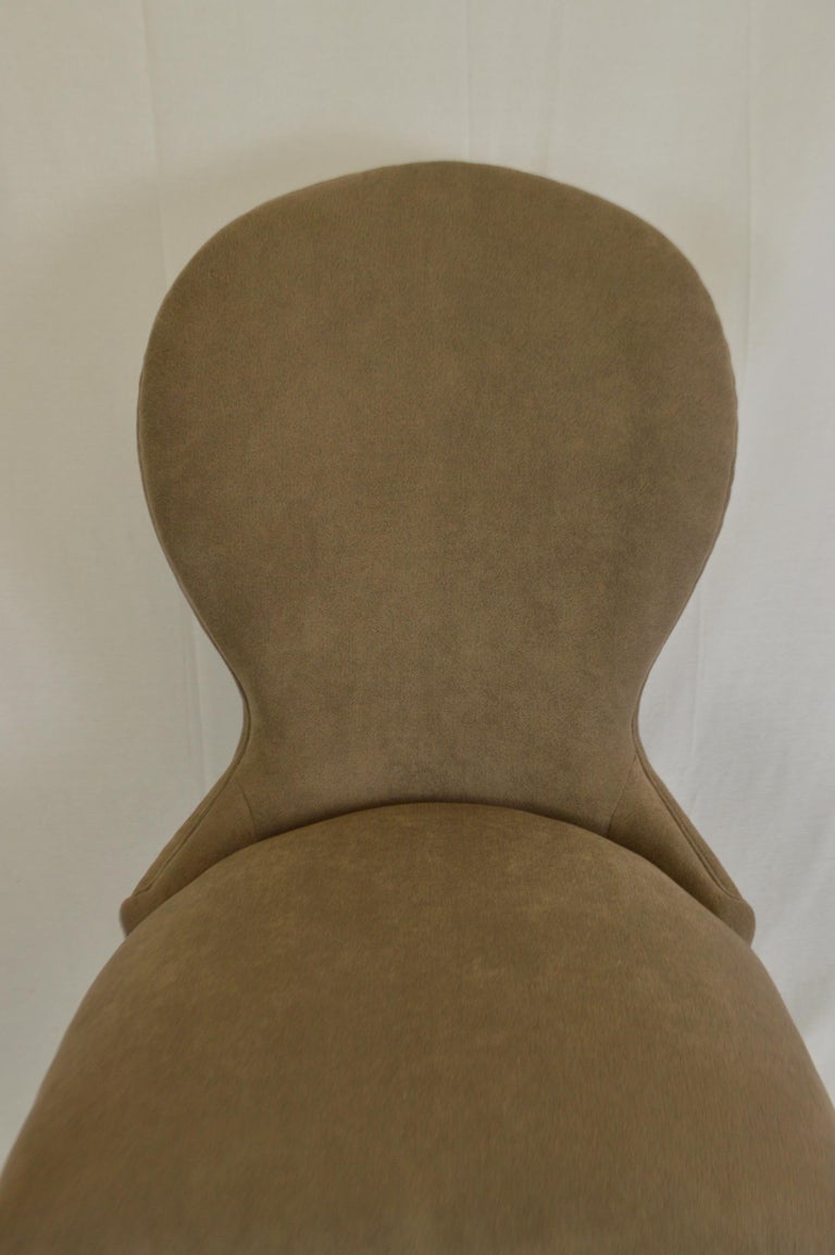 Round Back Upholstered Dining Chair for Custom Finish For Sale at 1stDibs