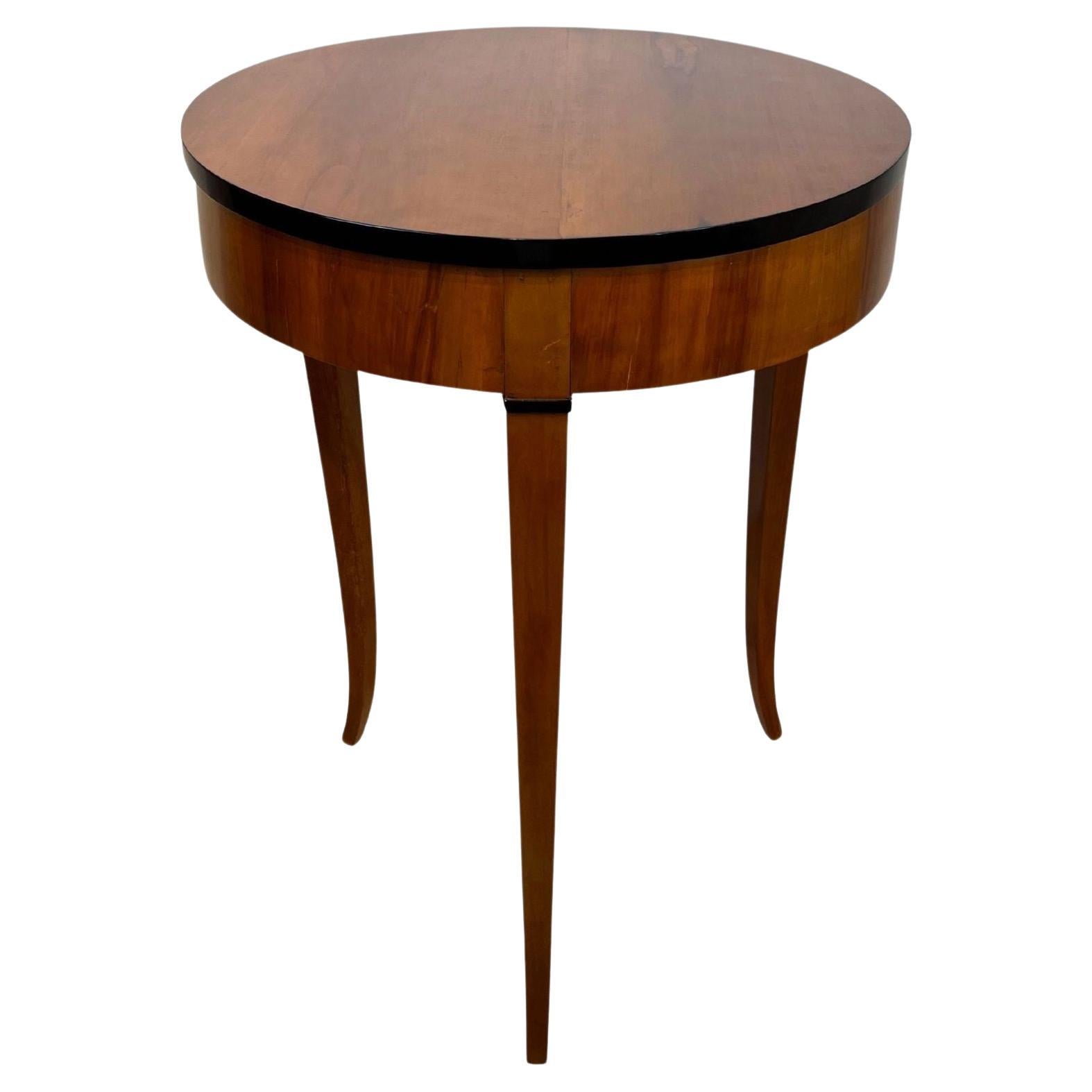 Round Cherrywood Side Table Designed in the Late 1920s by Giuseppe ...