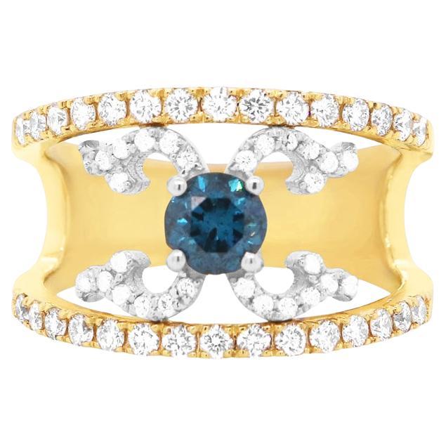 Negative Space Diamond Ring at 1stDibs | negative space engagement ring