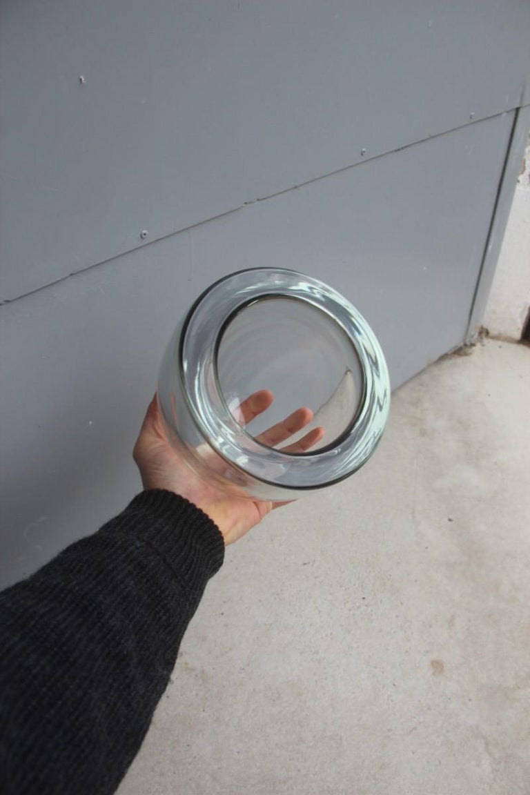 Round Bowl Seguso Murano Art Glass 1960 Heavy Glass Italian Design ...