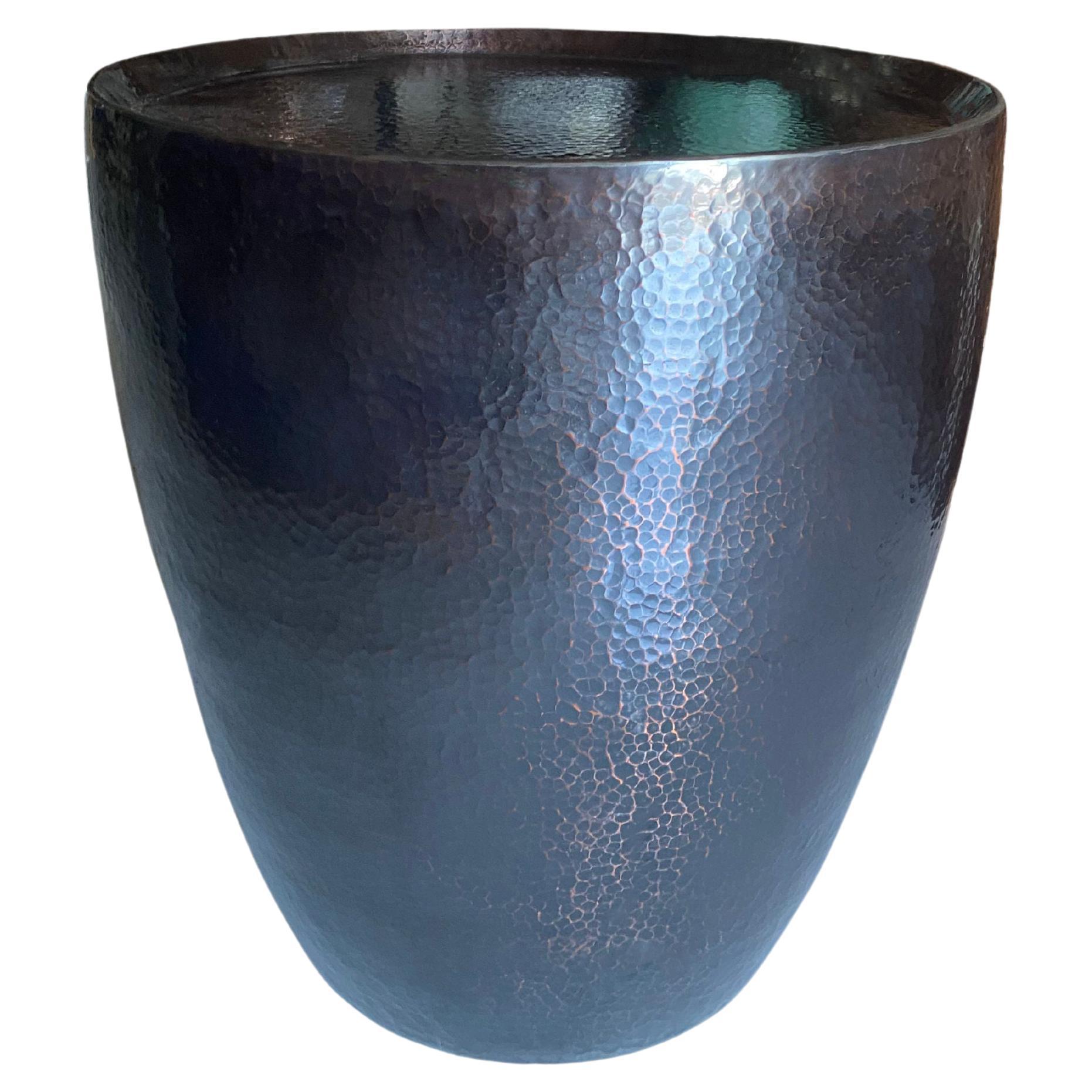 Hammered Metal Side Table at 1stDibs | hammered metal table, hammered ...