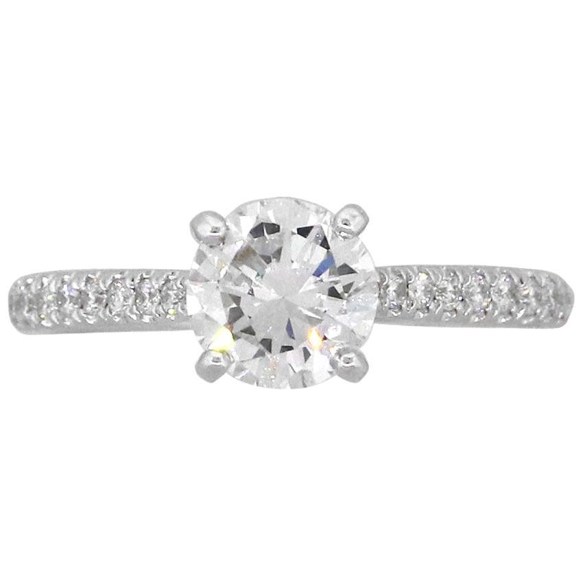 Forevermark Round Brilliant Diamond Ring For Sale at 1stDibs