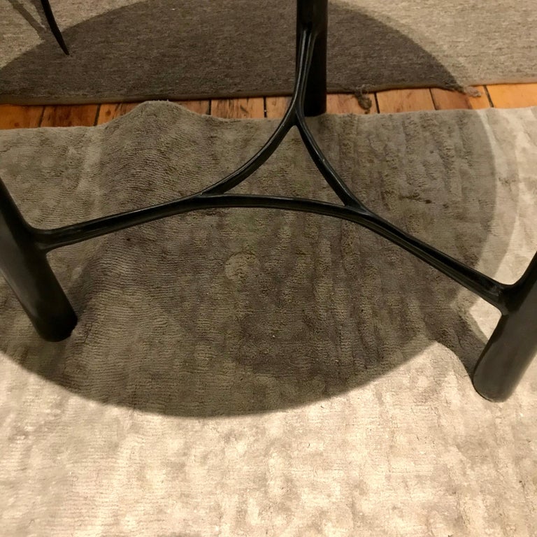 Round Bronze Side Table, Germany, Contemporary For Sale at 1stDibs