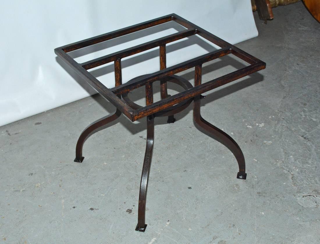 Round Cast Stone Top Metal Base Coffee Table For Sale at 1stDibs | cast ...