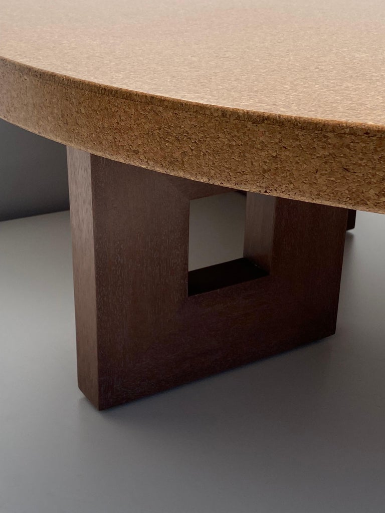 Round Cork Coffee Table For Sale at 1stDibs