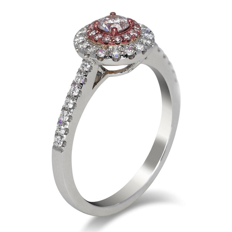 Round Cut Diamond Engagement Ring GIA Certified FOP For Sale at 1stDibs