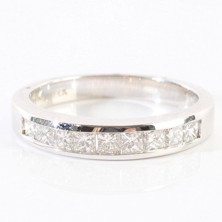 Customizable Round Cut Diamonds Engagement Ring Set, Full Eternity ...