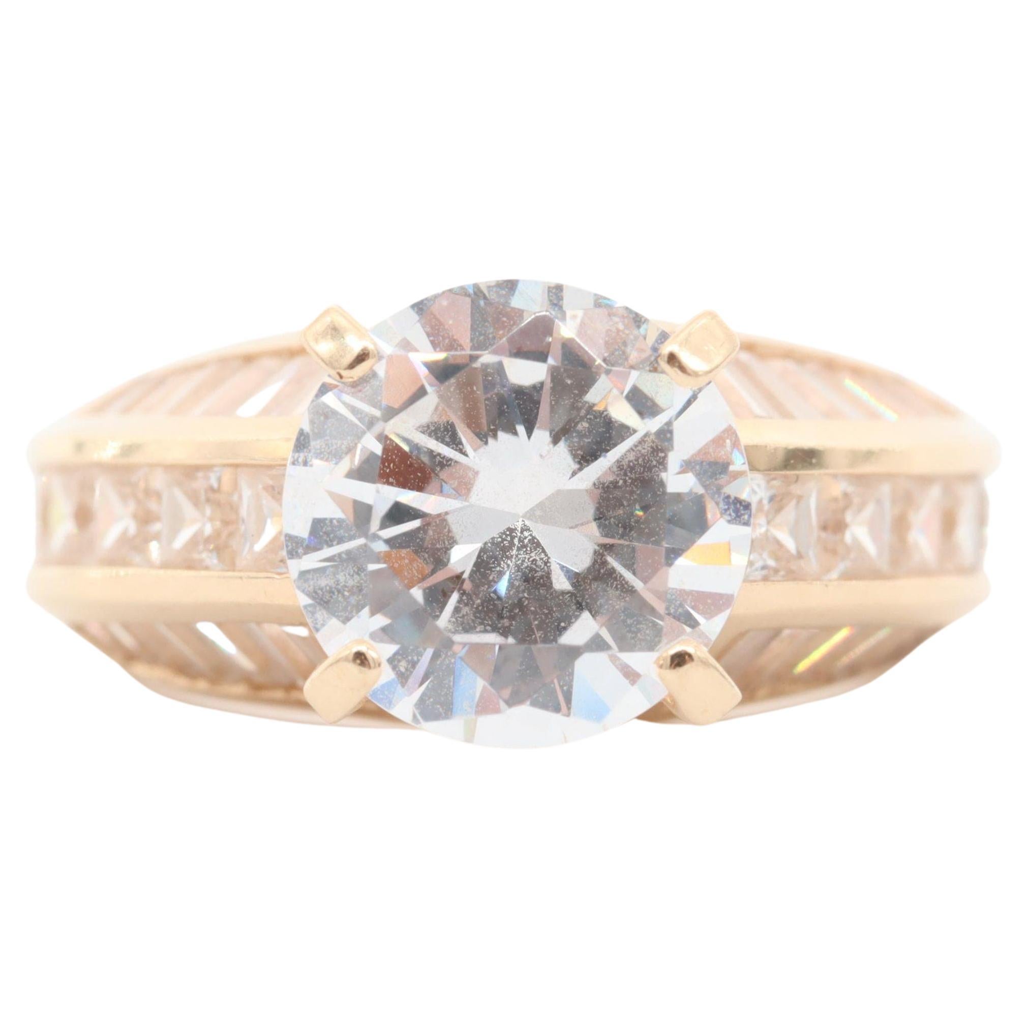 Round Diamond Cocktail Ring For Sale at 1stDibs | round diamond ...