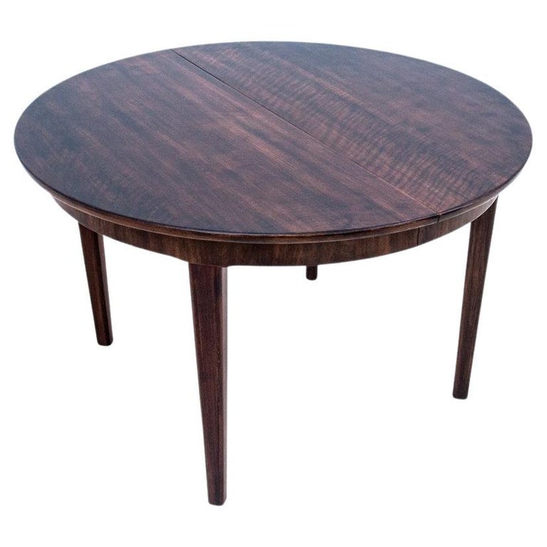 Round Dining Table, Denmark, Danish Design 1960s at 1stDibs